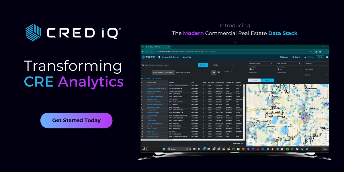 CRED iQ - Get the Most Trusted CRE & CMBS Data